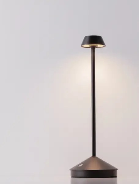 Venkovní stolní lampa Lumo černá