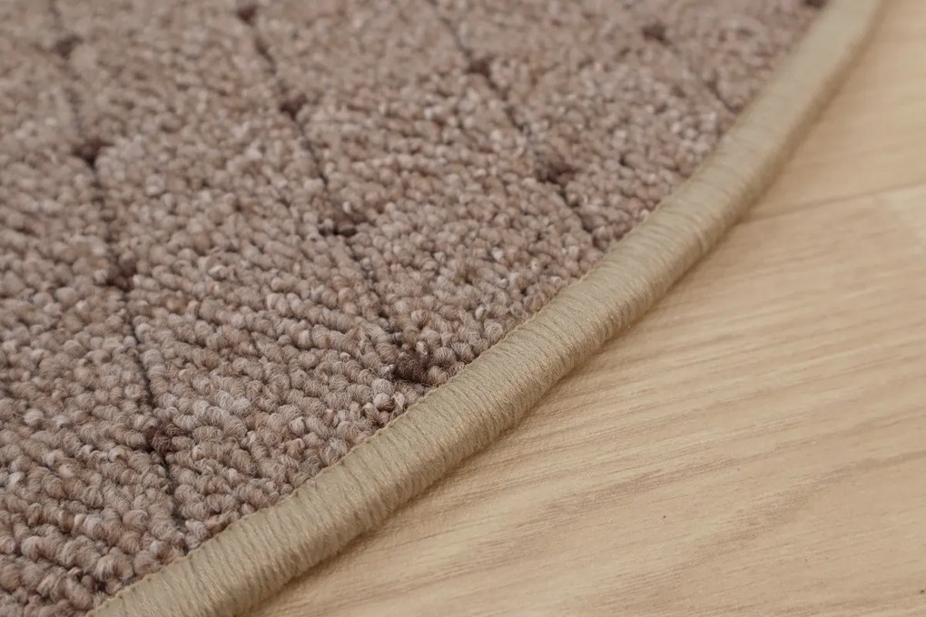 Condor Carpets Kusový koberec Udinese béžový new kruh - 200x200 (průměr) kruh cm
