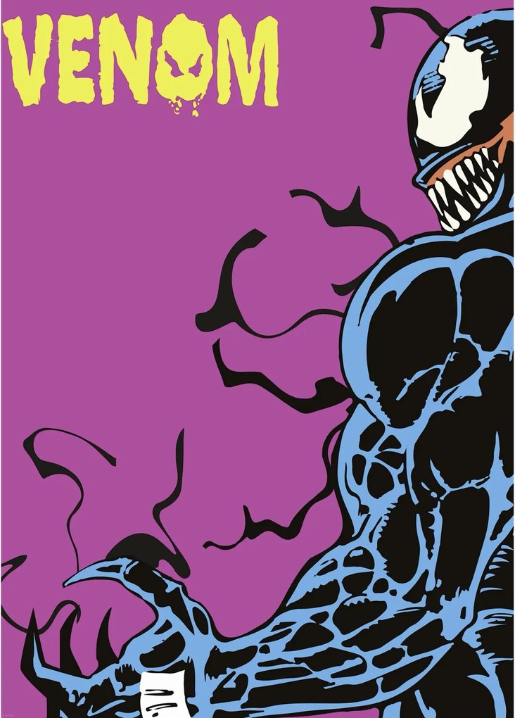 Komar Plakát Marvel Venom Colourful Stare 50 x 70 cm