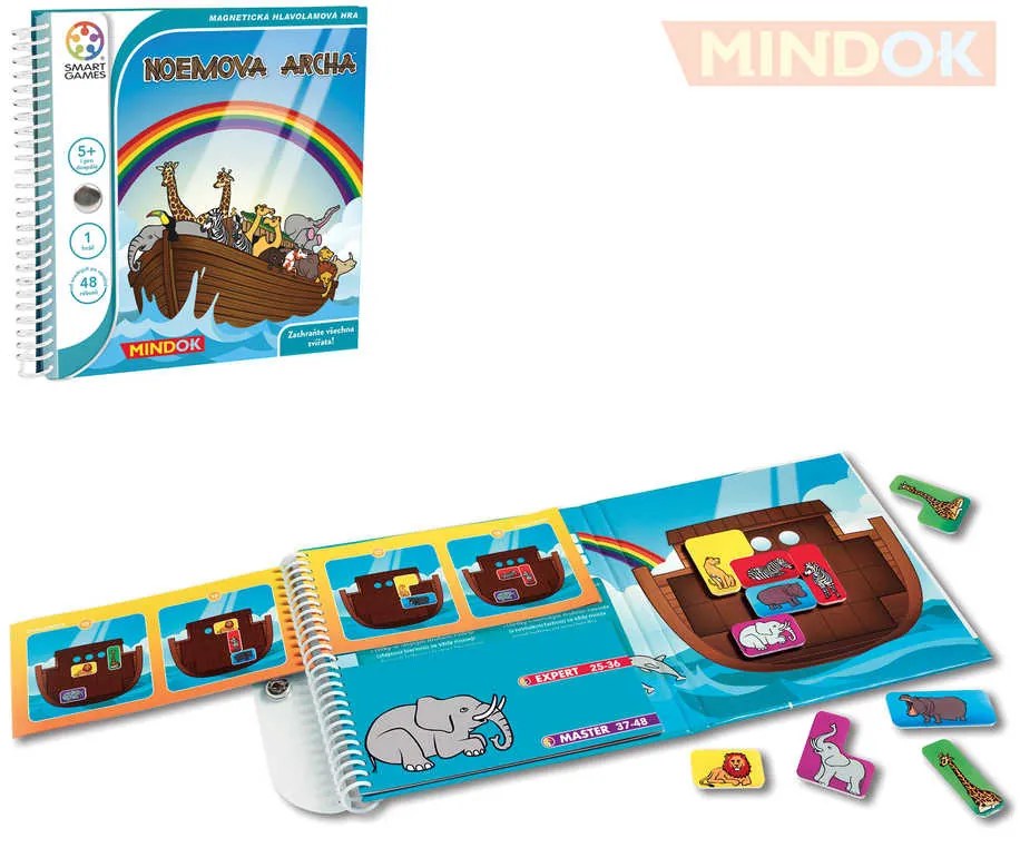 MINDOK HRA Smart Noemova archa magnetická na cesty mn124