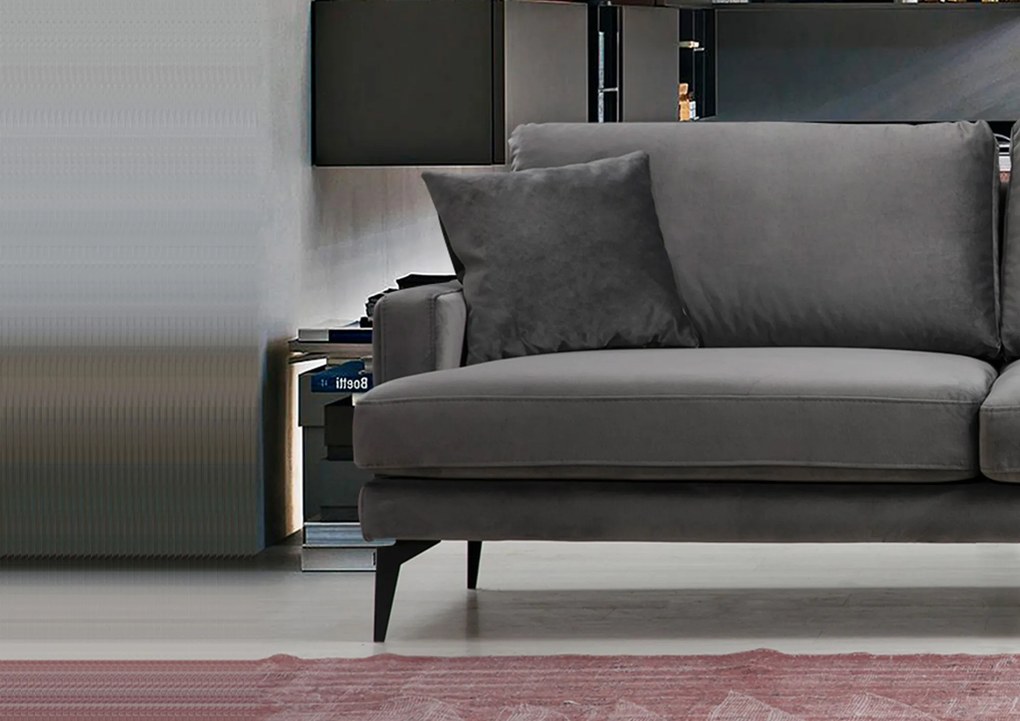 Atelier del sofa třímístná pohovka PAPIRA šedá 560ARE1309