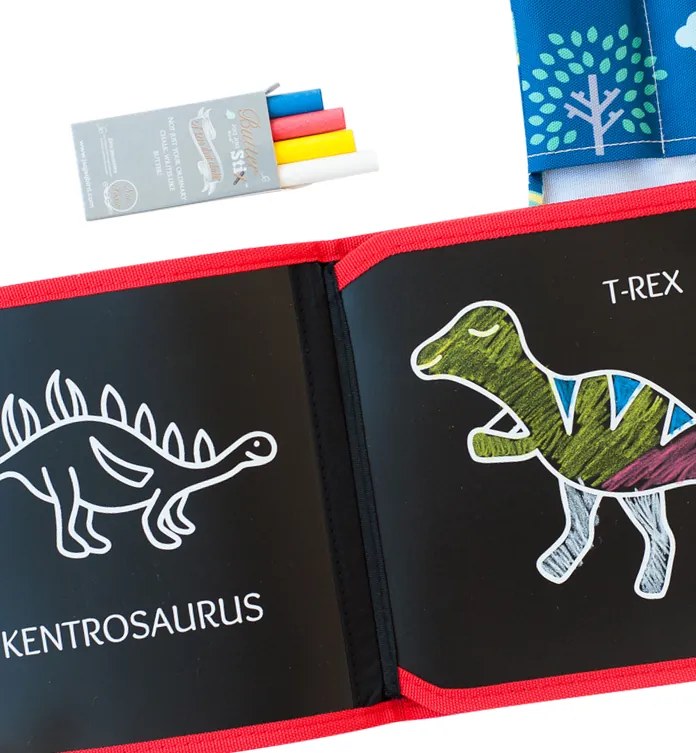 Omalovánka s křídami JAQ JAQ BIRD Dinosauři