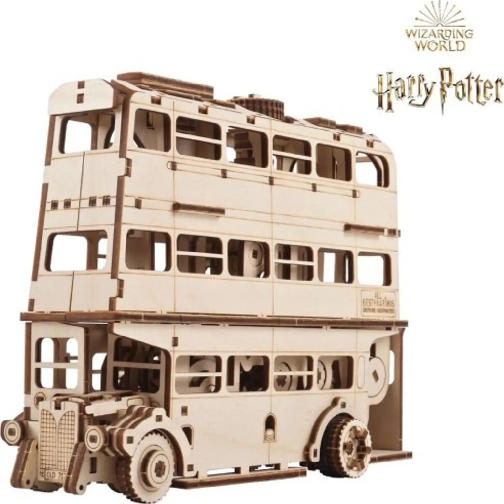 Ugears 3d harry potter: záchranný kouzelnický autobus 268 dílků