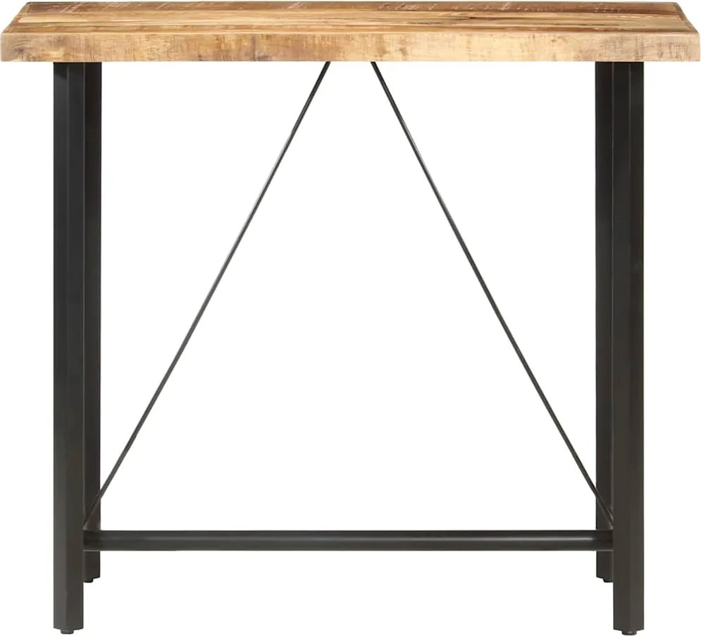 Barový stůl 120 x 58 x 107 cm hrubé mangovníkové dřevo 286611
