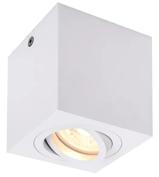 SLV 1002015 Triledo, bílé stropní svítidlo, 1x GU10 max. 10W, rozměr 8,5 x 8,5cm