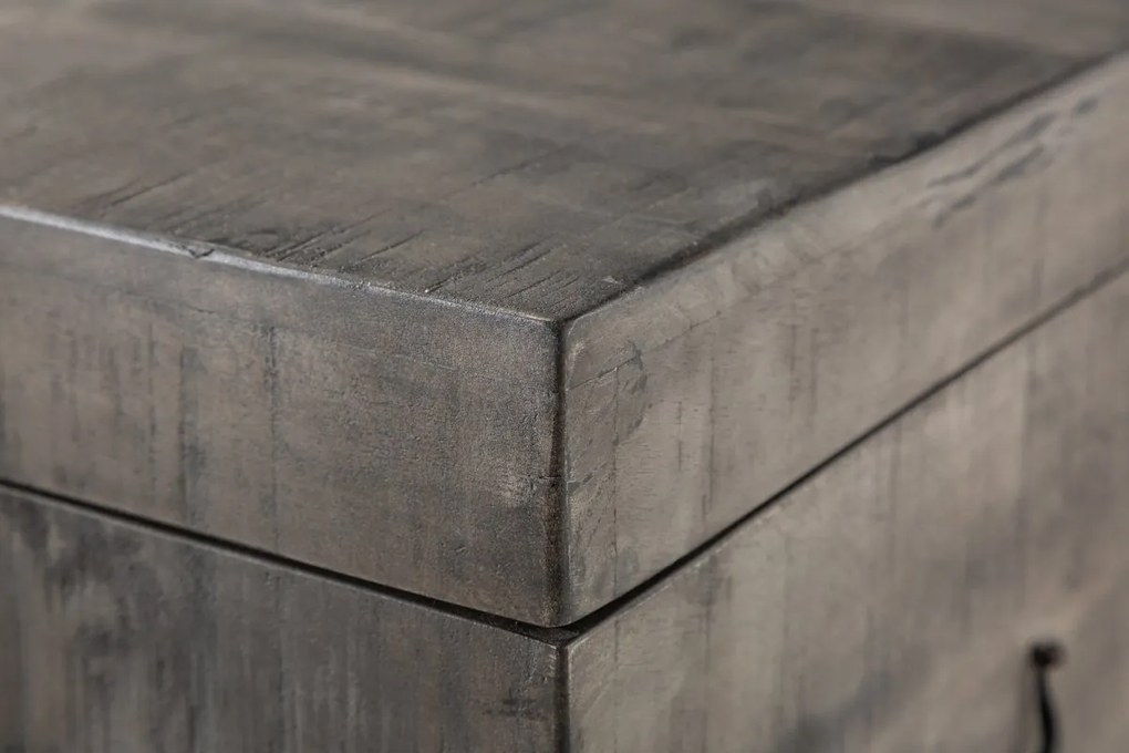 Konferenční stolek - truhla Unity Loft 115 cm šedé mango