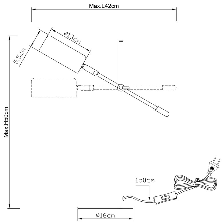 GLOBO GIANNA 24099TC Stolní lampa