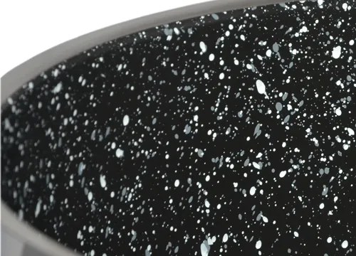 KOLIMAX - české nerezové nádobí Rendlík s poklicí KOLIMAX CERAMMAX PRO COMFORT - granit černý, 22 cm, 3,0 l