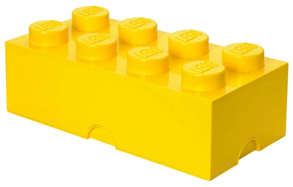 Tmavě žlutý úložný box LEGO®