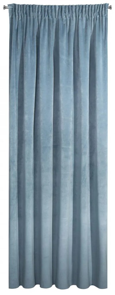 ZATEMŇOVACÍ ZÁVĚS NA PÁSCE VILLA 140X270 CM MODRÁ