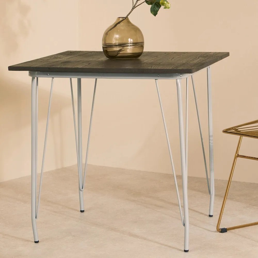 Jídelní stůl z jilmového dřeva ø 80 cm District – Premier Housewares