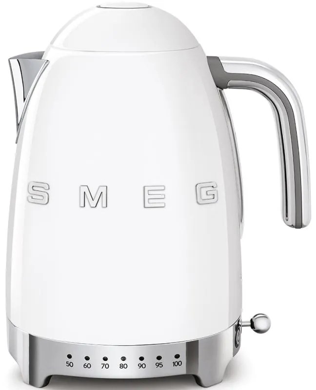 SMEG KLF04WHEU rychlovarná konvice s variabilní teplotou bílá