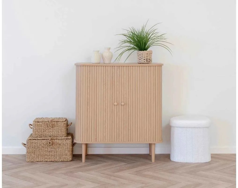Designová skříňka Yanenowi 87 cm borovice