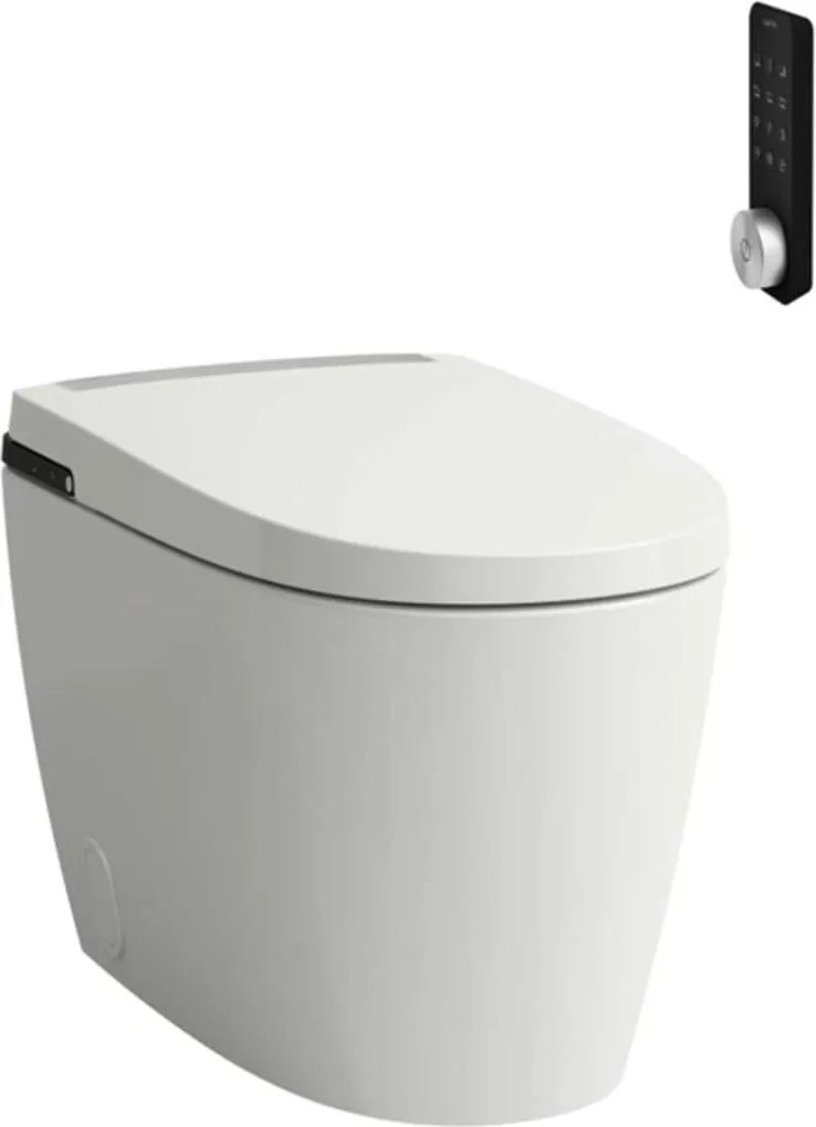 Laufen Cleanet Alvia - Elektronický bidet s keramikou, Rimless, SoftClose, LCC, bílá H8231604000001