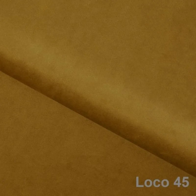 Sedací souprava Tempo U, pravá, zlatá (loco 45)