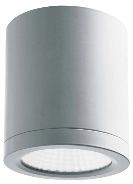 Indeluz 805A-L3315B-03 přisazené stropní LED svítidlo Buis S, šedé, 14W, 4000K, ø9cm