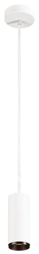 LA 1004152 NUMINOS® PD PHASE S vnitřní LED závěsné svítidlo bílá/černá 2700 K 60° - BIG WHITE (SLV)