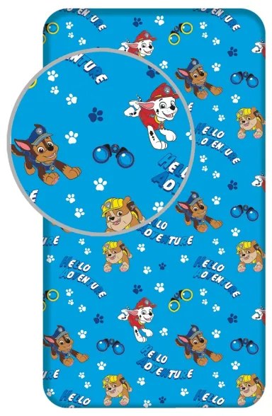 Jerry Fabrics Prostěradlo Paw Patrol 573 90x200x25 cm