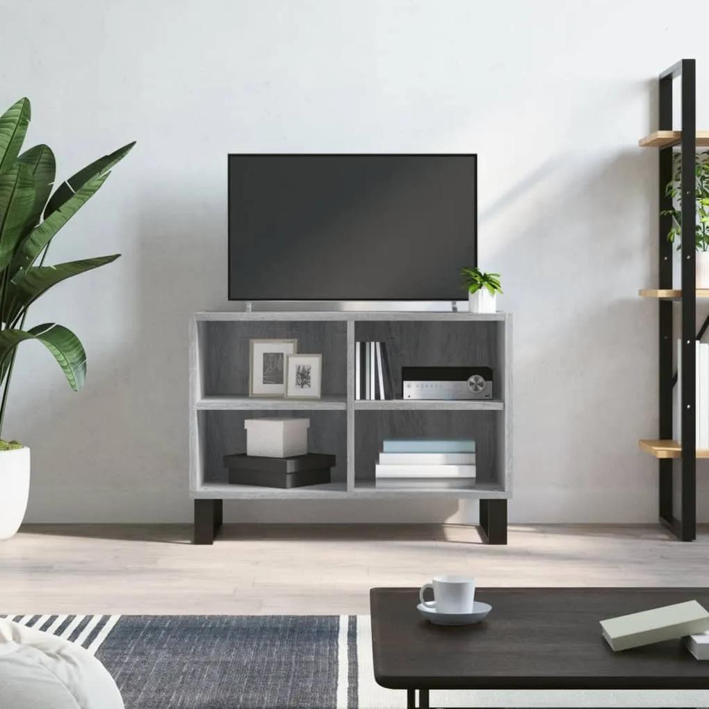 vidaXL TV skříňka šedá sonoma 69,5 x 30 x 50 cm kompozitní dřevo
