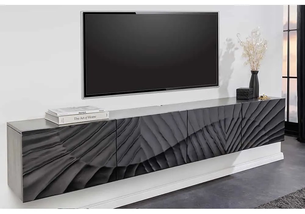 Massive home | Závěsný tv stolek Scorpion 200cm mango black