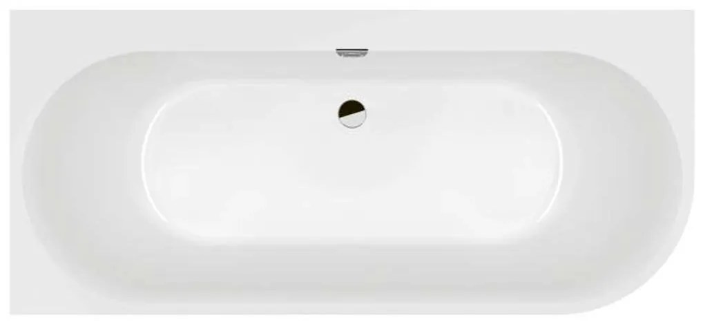 Villeroy & Boch Oberon 2.1 - Vana 180x80 cm, levá, alpská bílá UBQ180OBN9CL00VD01