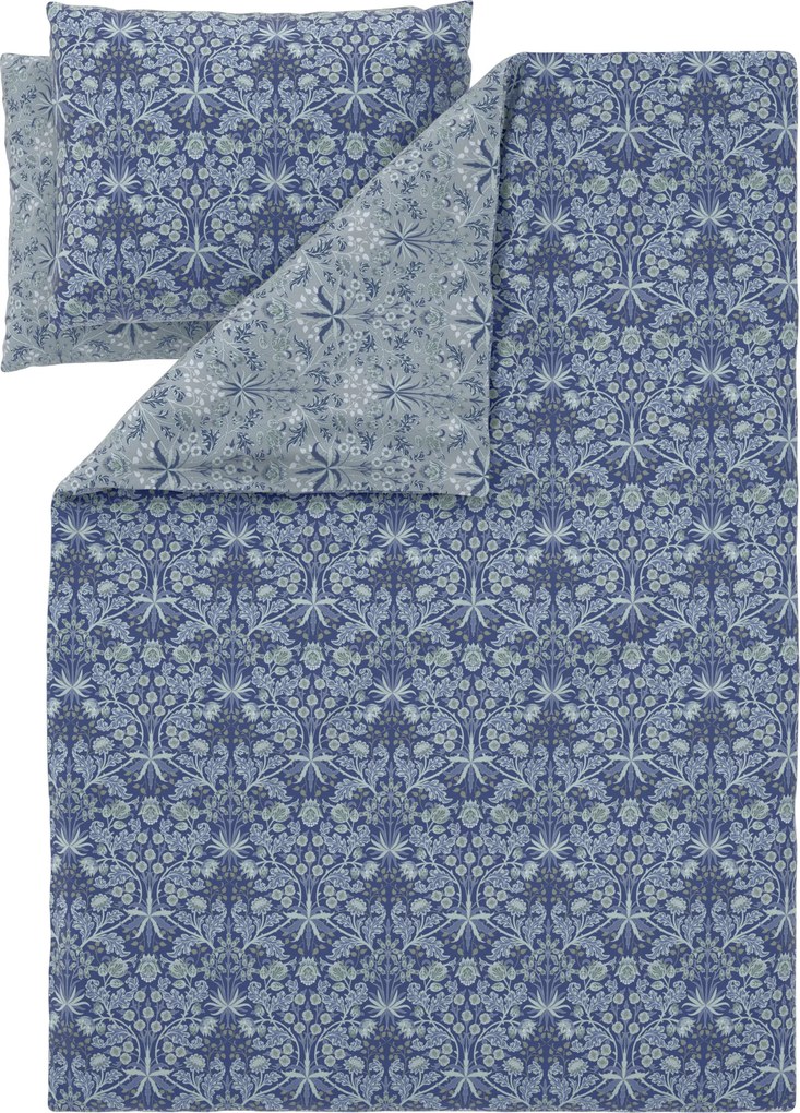 Livarno® Ložní povlečení z mikrovláknitého saténu, 240 x 220 cm, 70 x 90 cm (modrá)