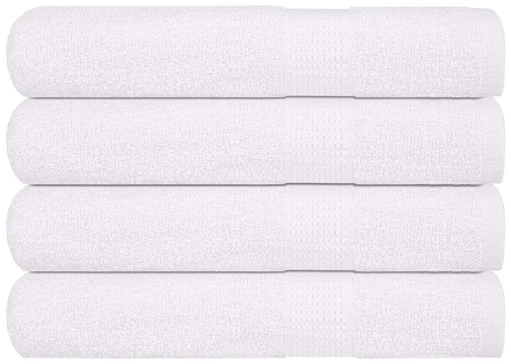 Ručníky FROGN 4 ks bílé 100x200 cm 360 g/m² 136666