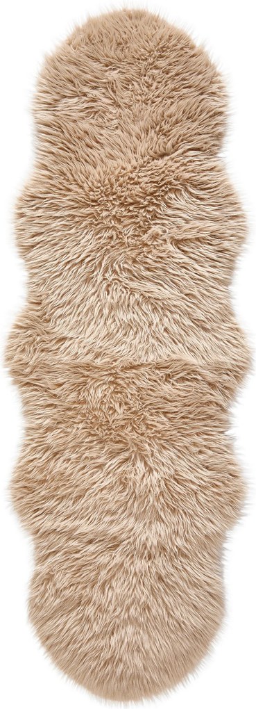 XXXLutz UMĚLÁ KOŽEŠINA, 60/180 cm, béžová Novel - Kůže - 007821013903