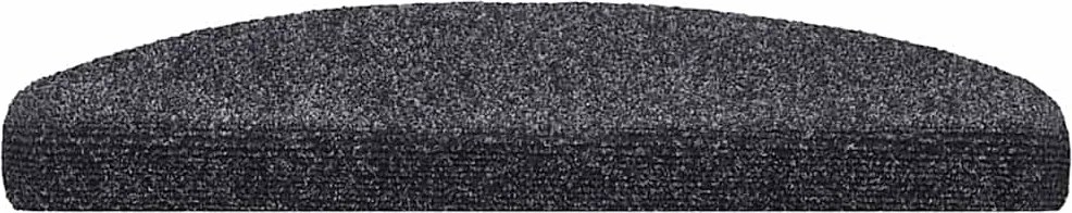 Schodové rohože samolepicí 20 ks 65 x 21 x 4 cm tmavě šedé, půlkulaté, velké 3365644