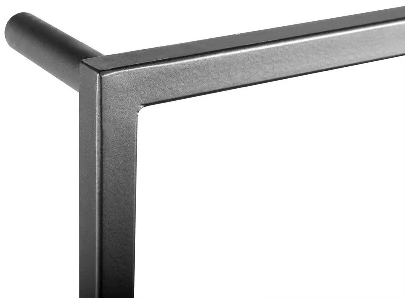 Sapho Sapho, SKA nástěnný sušák ručníků 600x1150x100mm, černá mat, SKA502