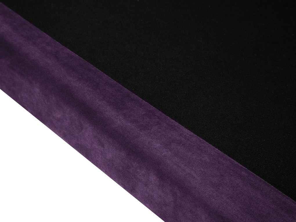 Elegantní fialová čalouněná pohovka pro 3 LOKKA Beliani