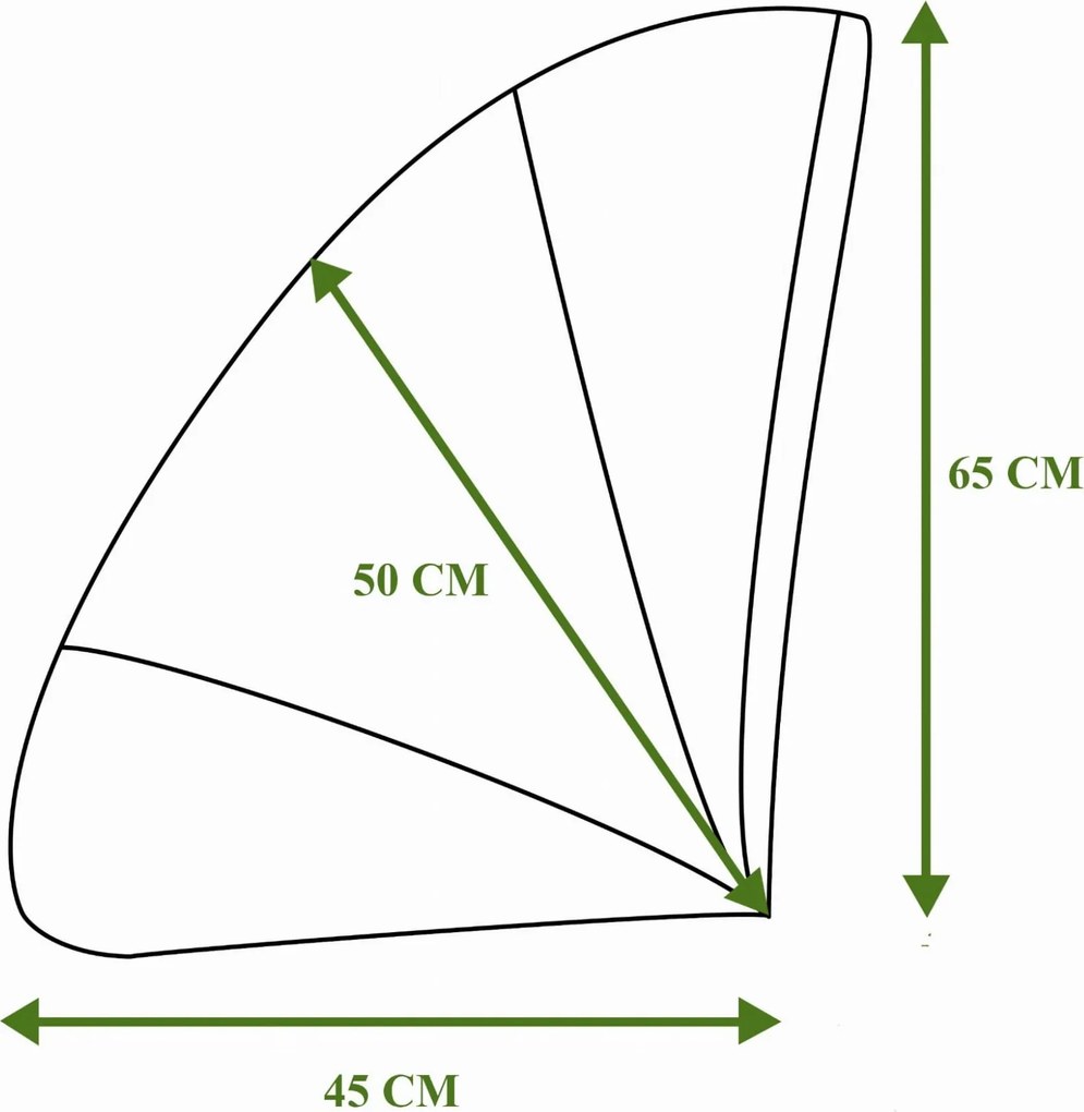 Podsedák do zahradního křesla ACAPULCO 91x72 cm - béžový