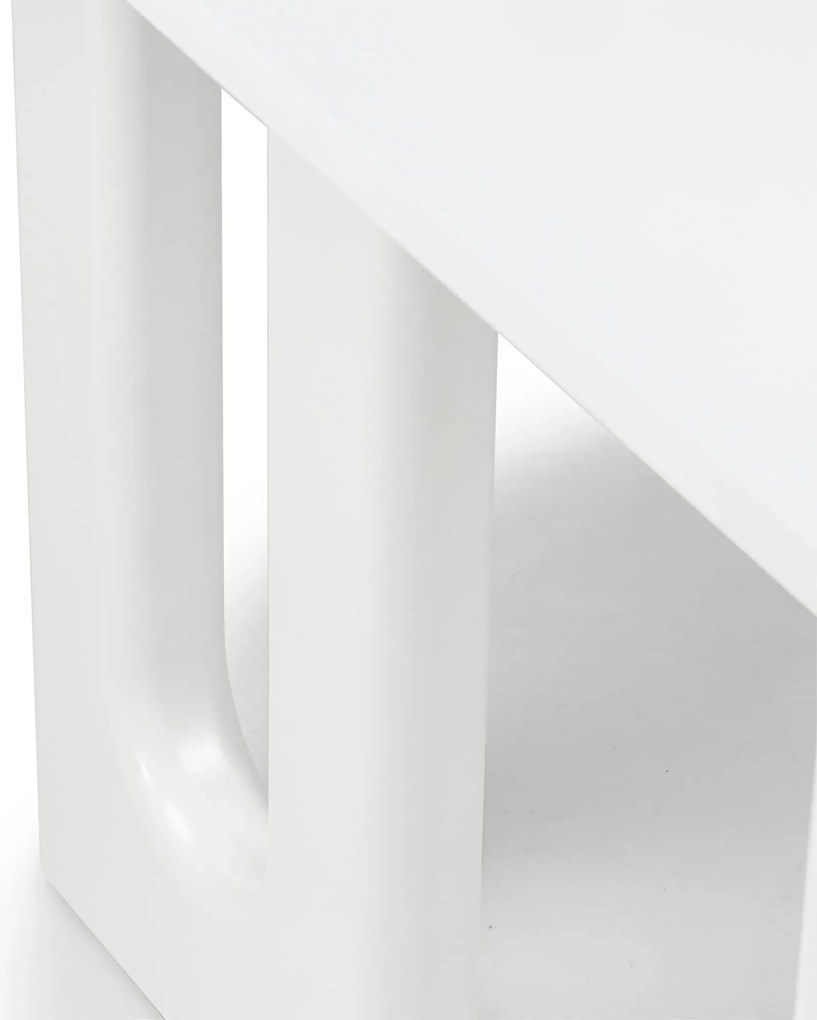 Konzolový stolek Lichi 120 cm bílý