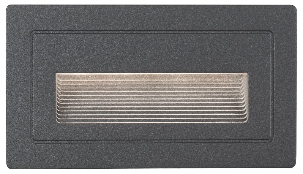 Paulmann 94383 Long, venkovní zápustné svítidlo do stěny, 230V, LED 2W, 3000K 210x60 antracit, IP65