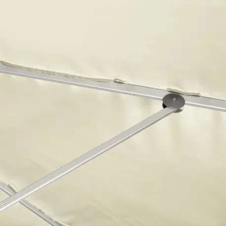 Velký profi slunečník Doppler TELESTAR 4 x 4 m - terakota (cihlová)