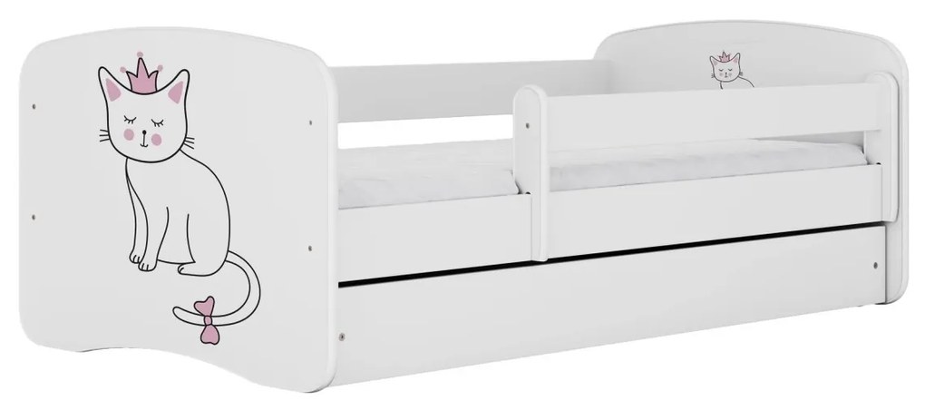 Dětská postel Babydreams kočka bílá