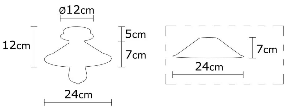 Černé stropní svítidlo s kovovým stínidlem ø 24 cm Berceste – Opviq lights