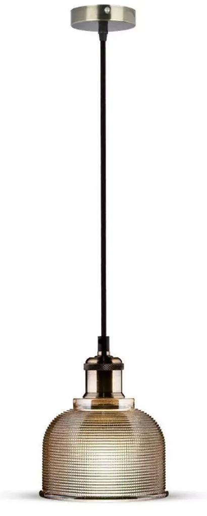 LED Solution Skleněný Amber lustr pro žárovku E27 Ø145mm 3732