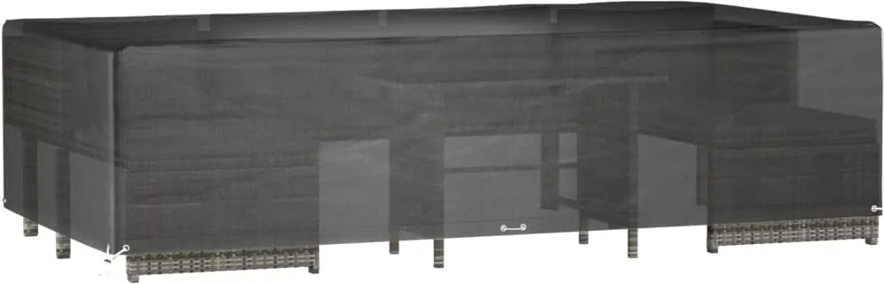 Plachta na zahradní nábytek s 12 očky 315x160x75 cm obdélníková 319309
