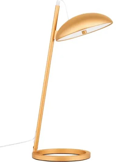 Designová stolní lampa Flute zlatá