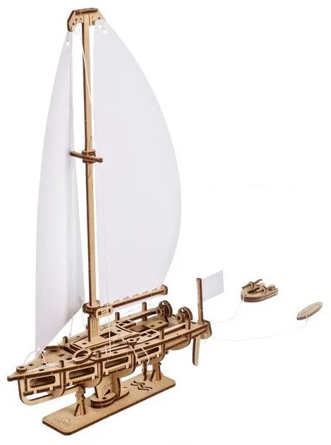Ugears 3D dřevěné mechanické puzzle Jachta The Ocean Beauty