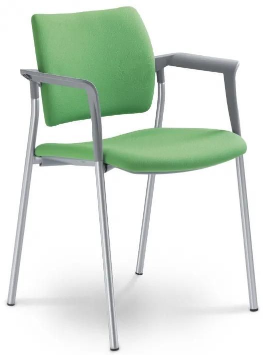 LD seating Dream 111/B-N2 - Konferenční židle  - koženka modrá