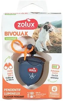 Zolux S.A.S. Světýlko blikací BIVOUAK oříšek USB modrá Zolux