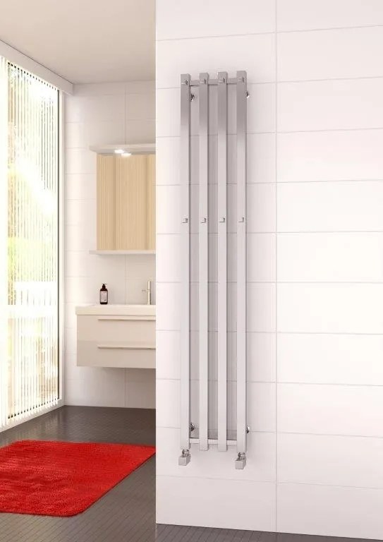 PMH Pluto 245 x 1500 mm P2W/4 koupelnový radiátor bílá