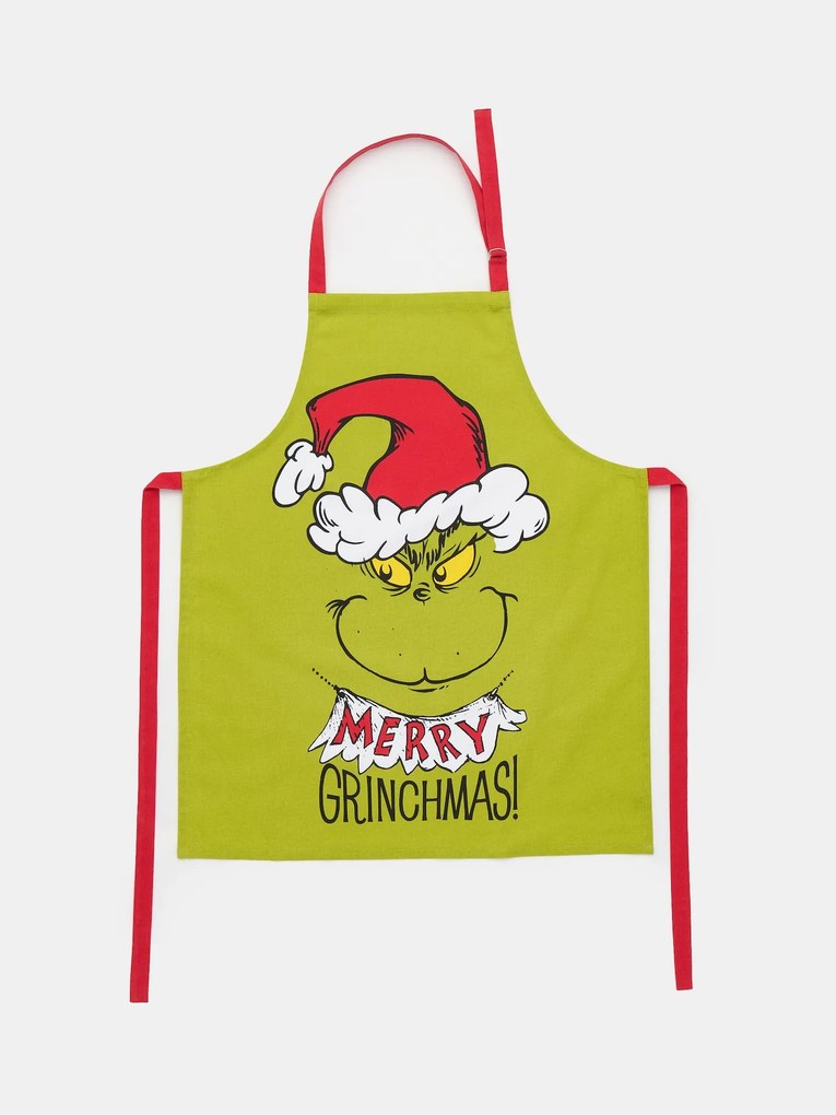 Sinsay - Vánoční kuchyňská zástěra Grinch - vícebarevná