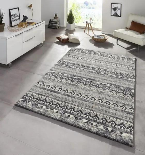 Hans Home | Kusový koberec Diamond 102810 Grau, šedá - 80x150