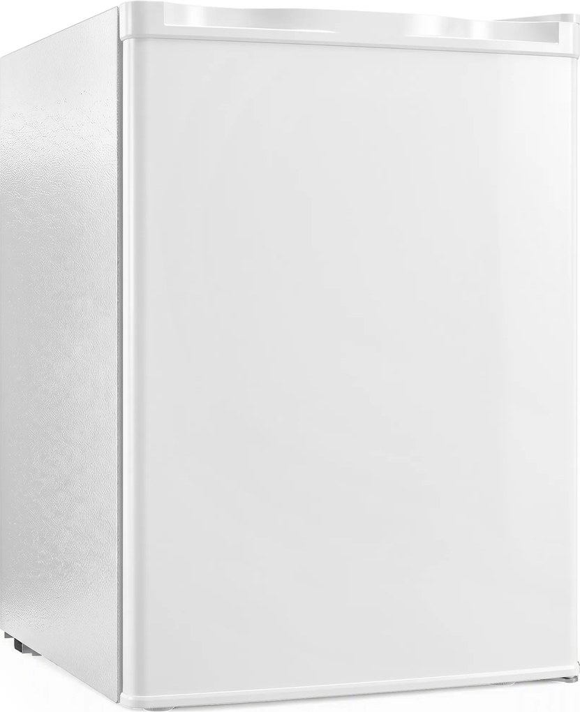 HOMCOM Mini lednička s mrazákem, nastavitelný termostat, malá lednička, jednodveřová, 72,5 l, bílá