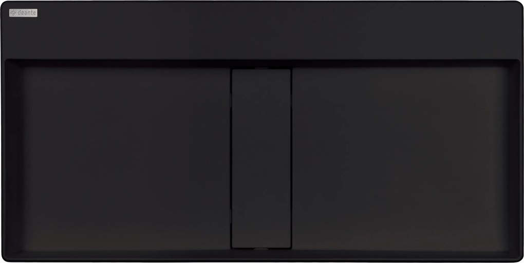 Deante Blur, granitové umyvadlo na desku 800x400x120 mm, černá, DEA-CQB_NU8S