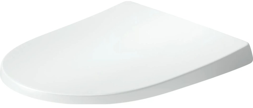 Duravit Univavo univerzální WC sedátko s pomalým sklápěním, oválné Bílá - D-tvar - 360 x 423 x 45 mm