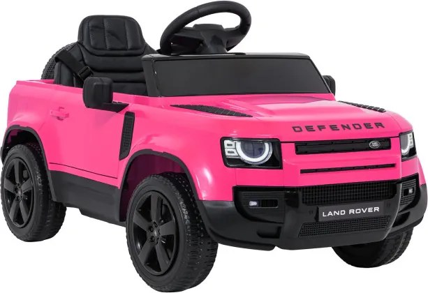 Elektrické autíčko Land Rover Defender růžové